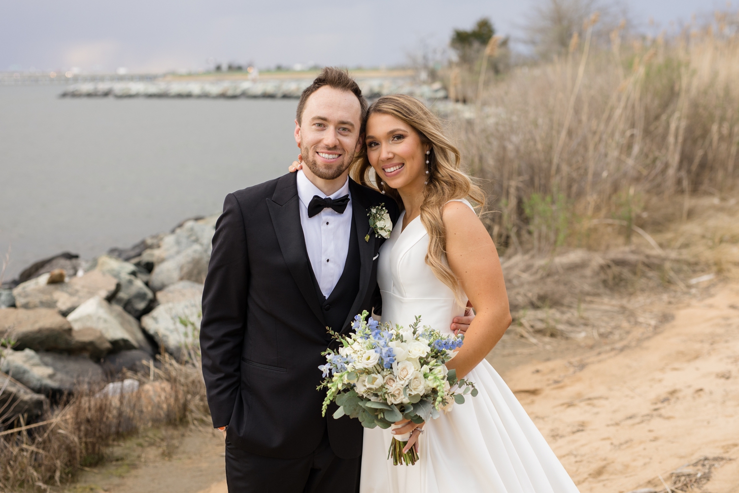 Chesapeake Bay Beach Club Spring Wedding | Haley & TC - Carly Fuller ...